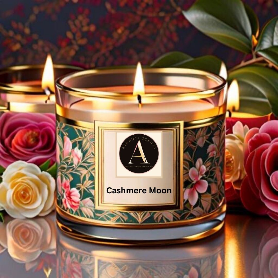 Cashmere Moon 3 wick 16oz – Ashanti Scents Candle Co.
